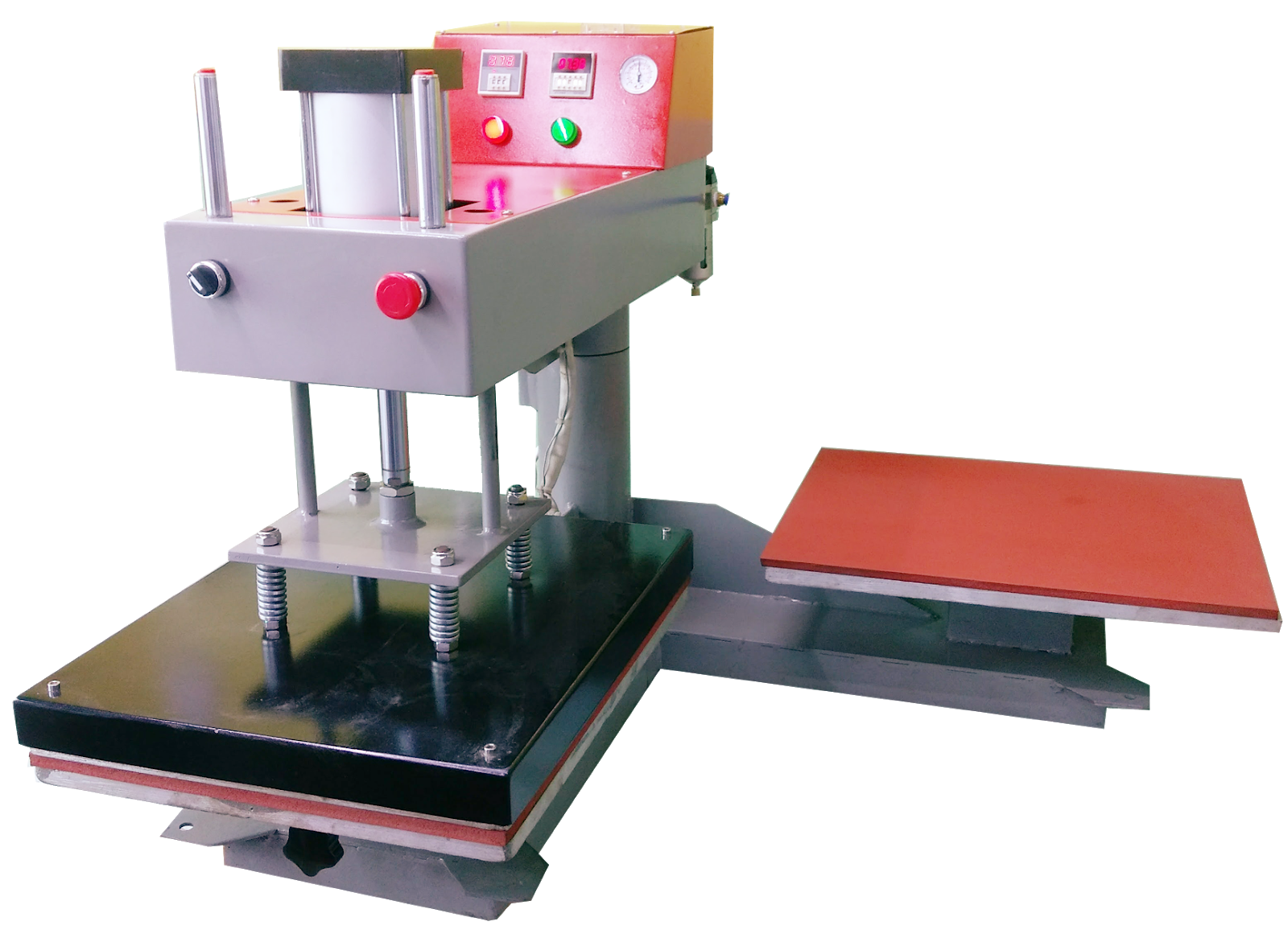 Double plate head Move Heat press Machine 16”x20”, 20”x24” ~ D.G ...