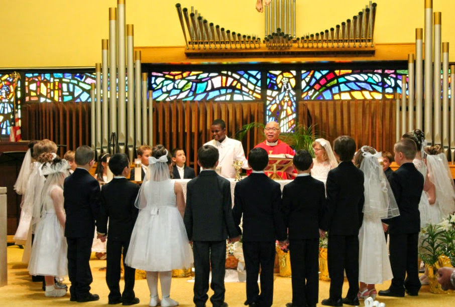 Celebrating a First Holy Communion | Pieces of a Mom