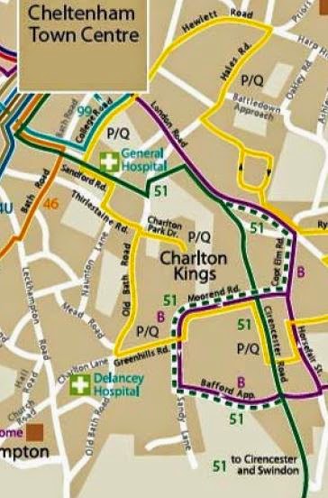 Great British Bus Routes.com: 51: Swindon - Cheltenham