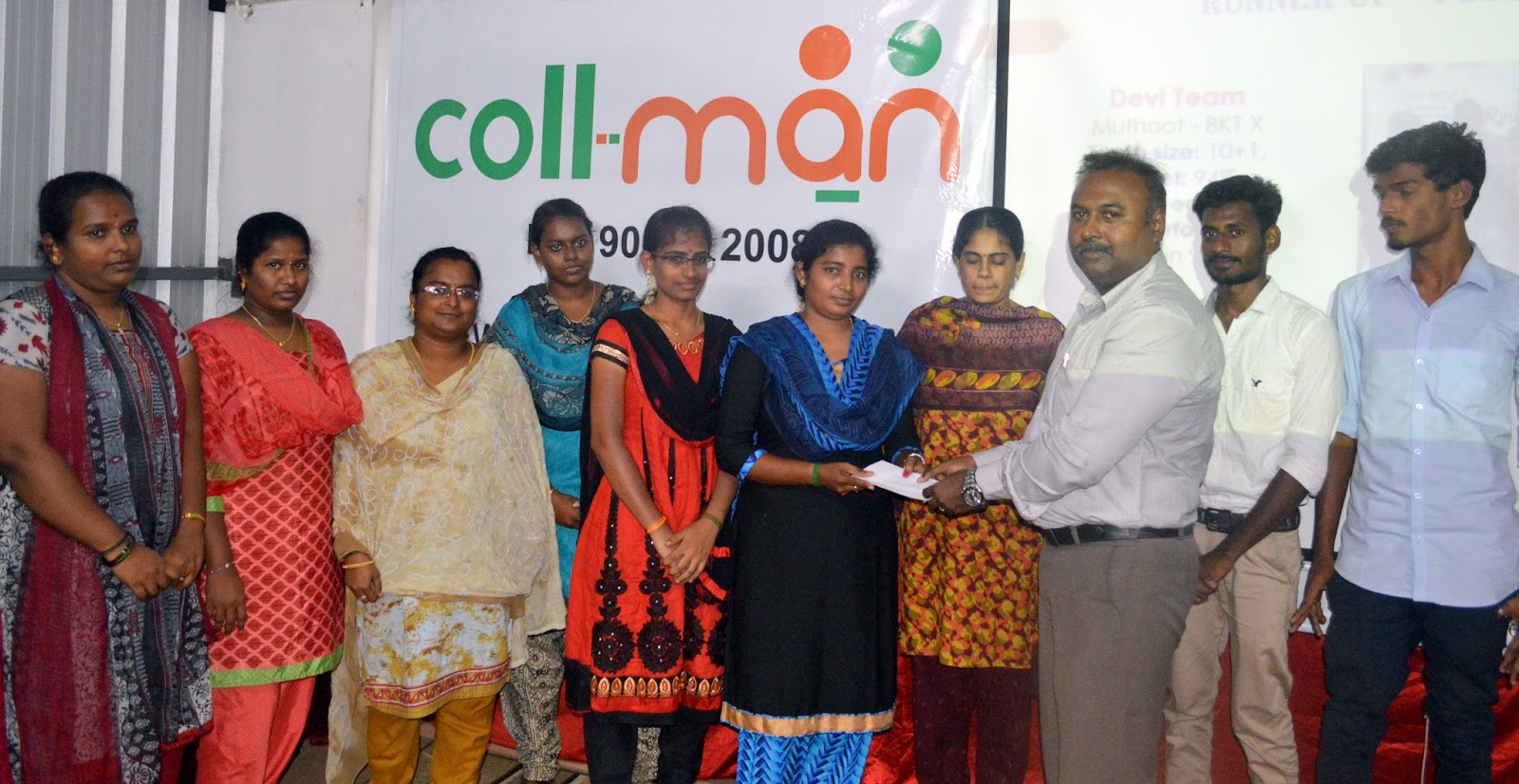 Collman Services Rewards and Recognition Awards - March 2018