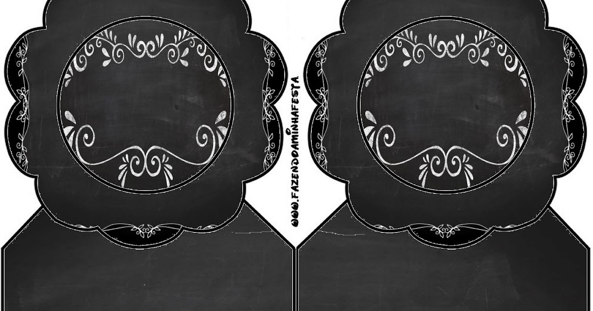 Blackboard Style: Free Party Printables. | Oh My Fiesta For Ladies!