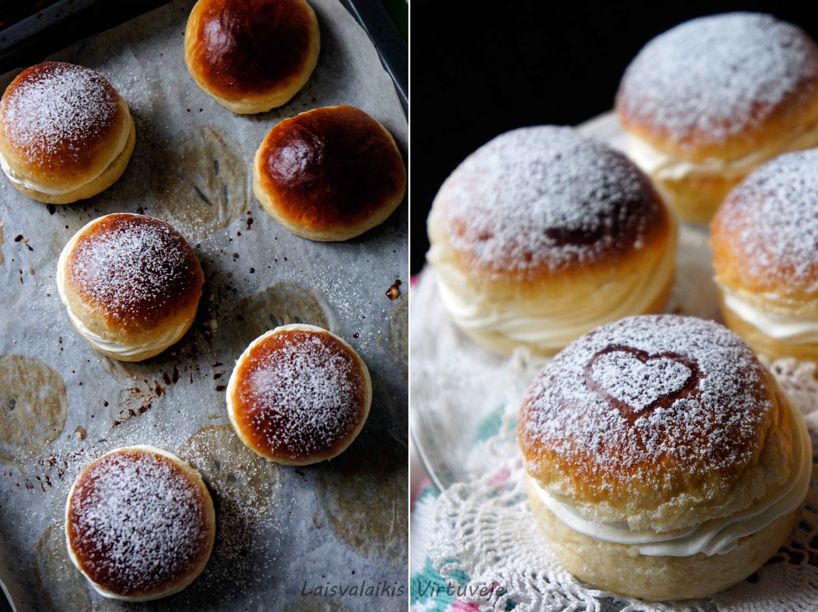Laisvalaikis virtuvėje: ŠVEDIŠKOS BANDELĖS - SEMLA