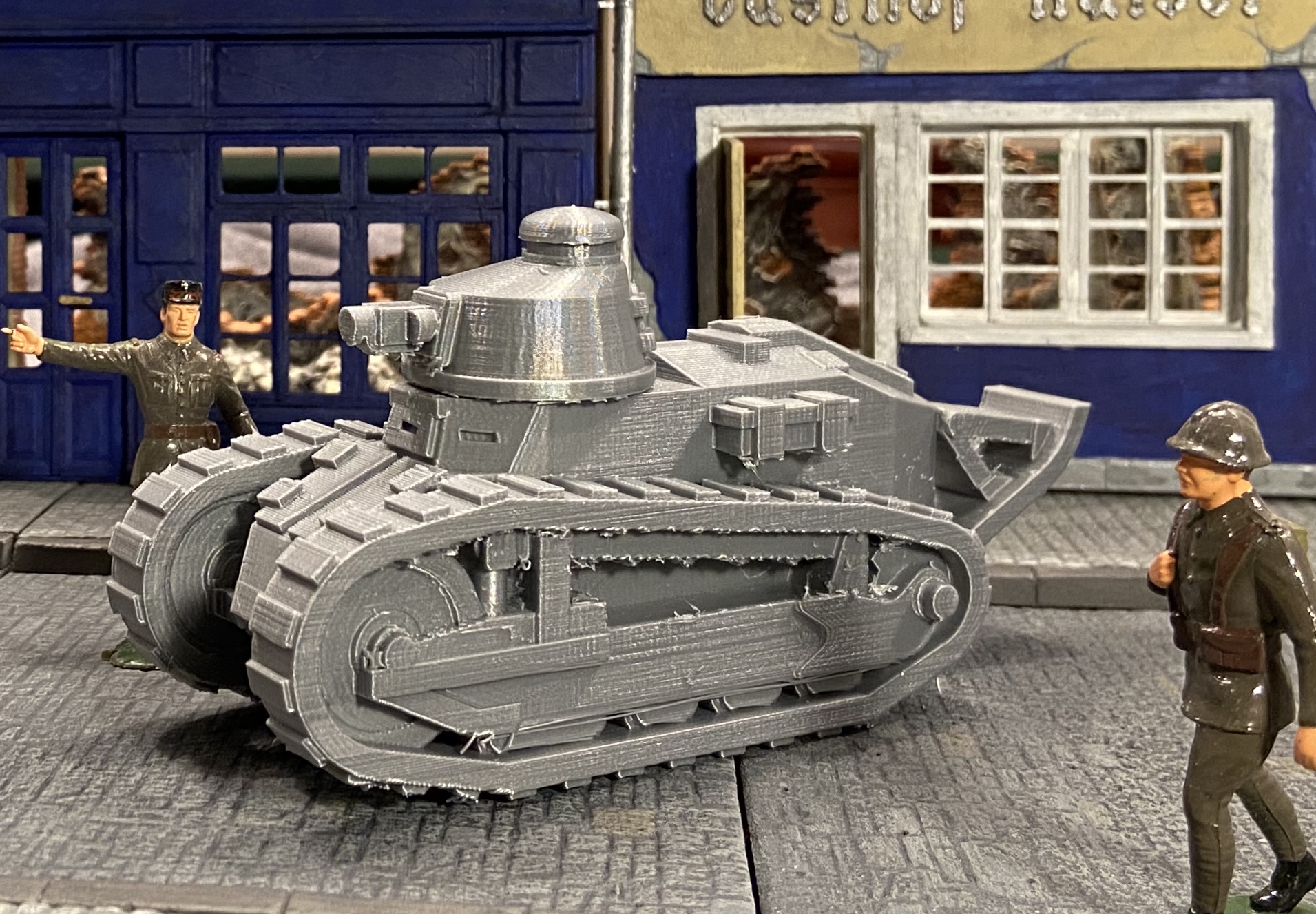 WWII Plastic Toy Soldiers: Introducing the Renault FT-17 Tank