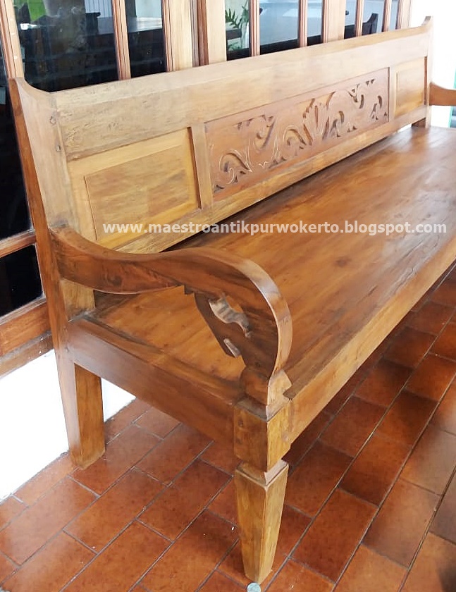 Maestro Antik Purwokerto: Risban Jati Antik / Bangku Jawa (KRS275) SOLD ...