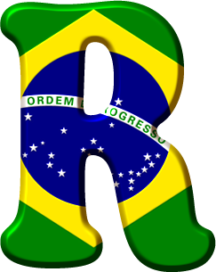 Pin en alfabeto bandeira do brasil