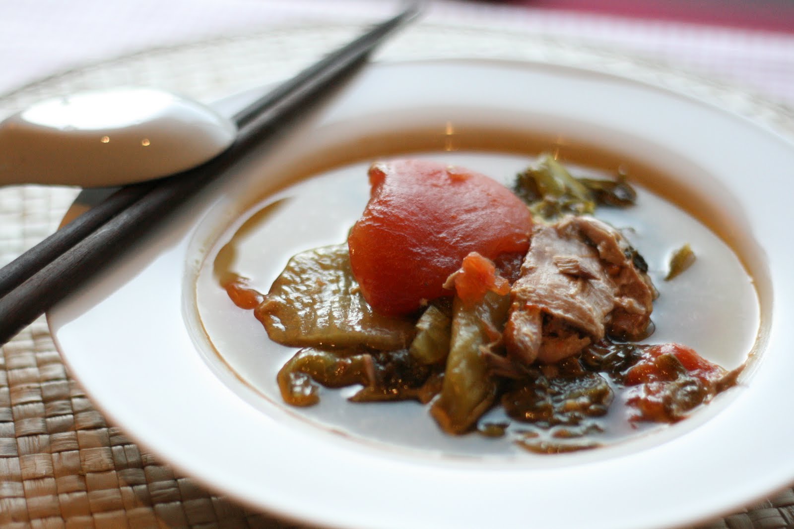 Hungry No more: Itek Tim (Sour Duck Soup)