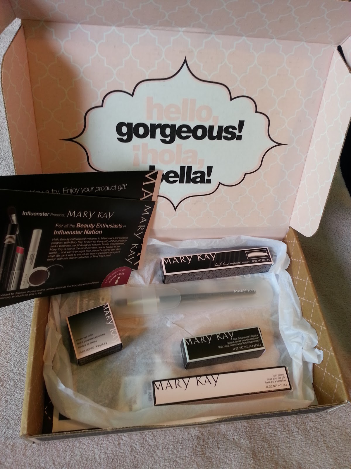 Beauty Blog Reviews: Influenster Mary Kay Make Up Vox Box Review