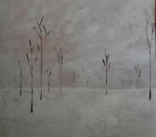 Vasto Gallery: Luigi Monteferrante, “Self Portrait / Winter”, 2015.