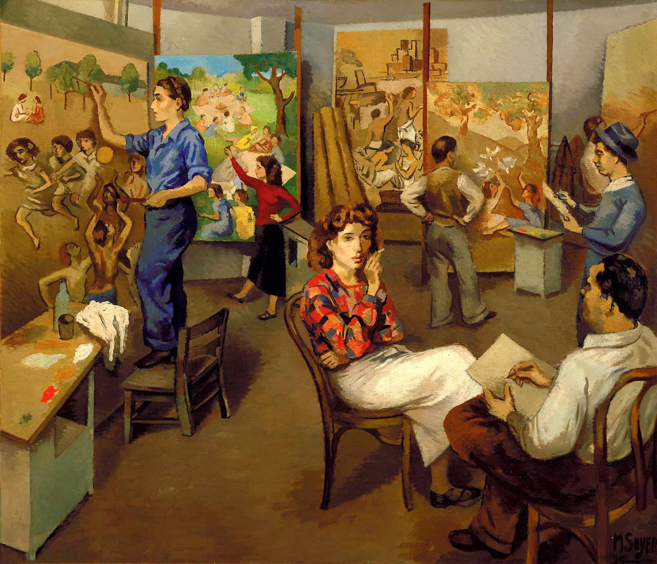 Women in the Act of Painting: Works Progress Administration