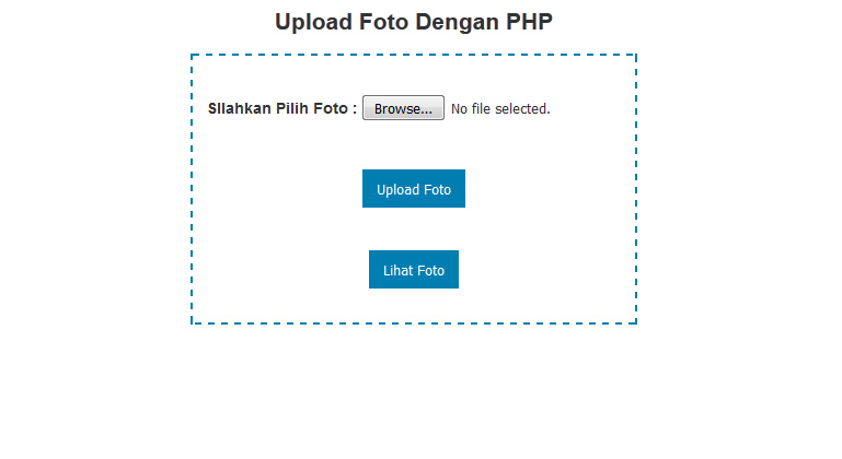Cara Upload Foto Dengan Php Dan Mysql Belajar Coding