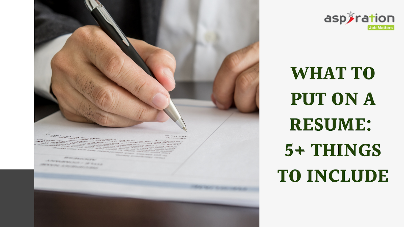 What To Put On A Resume 5 Things To Include what-to-put-on-a-resume-5-things-to-include