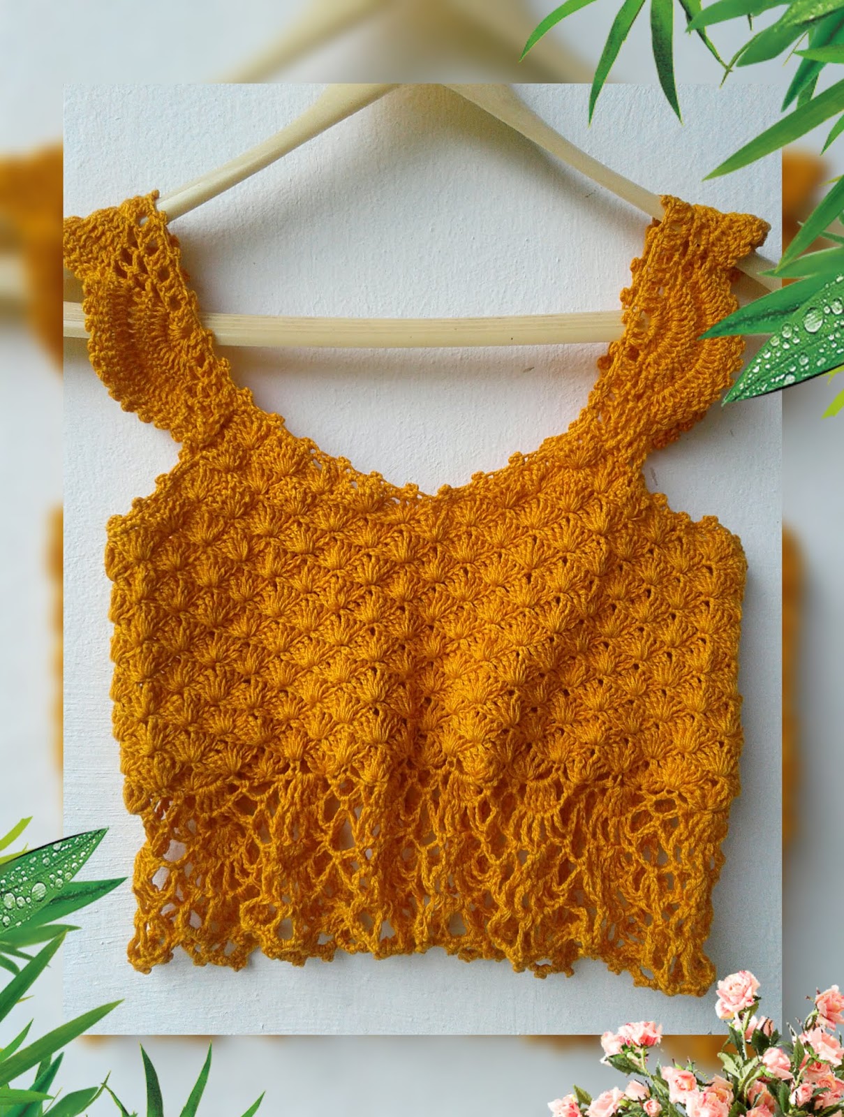 Lu Alves Crochê: TOP CROPPED EM CROCHÊ