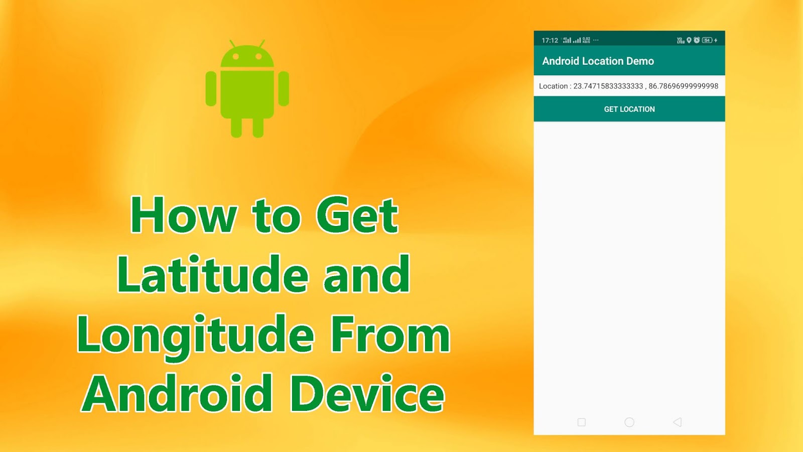 How To Get Latitude And Longitude From Android Device Tutorial Supercoders Web Development