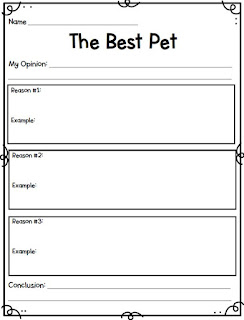 Opinion Writing: The Best Pet - Second Grade Teaching Blog