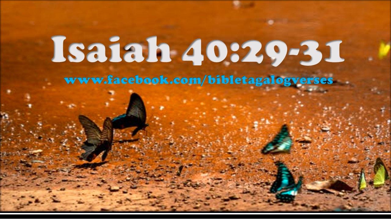 Isaiah 40 29 31 BIBLE TAGALOG VERSES BIBLE TAGALOG VERSES