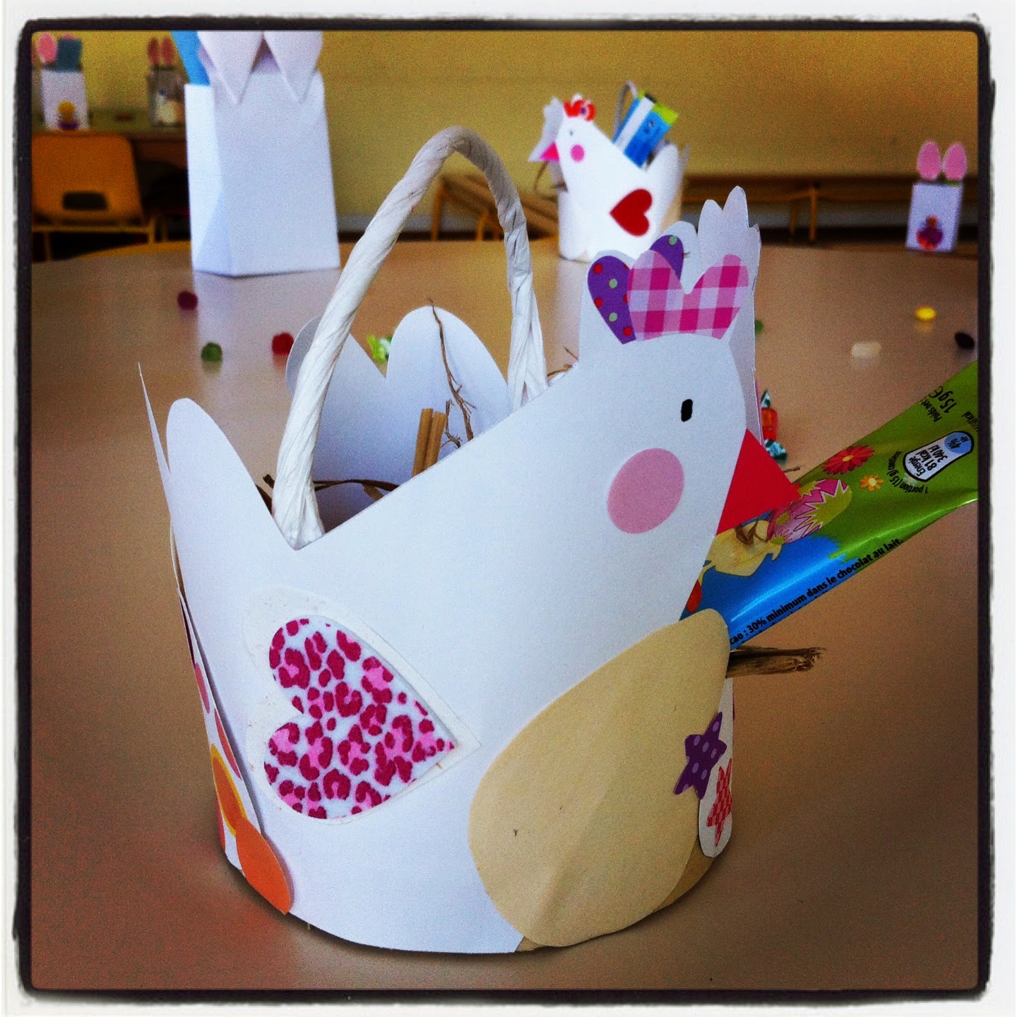 Mine de rien !: Le Lapin est passé chez les poussins