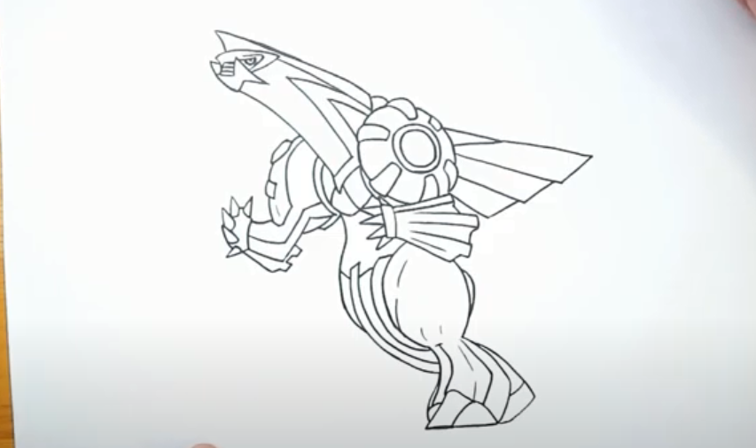 Palkia drawing Pokémon for kids easy step by step - Drawing for Kids ...