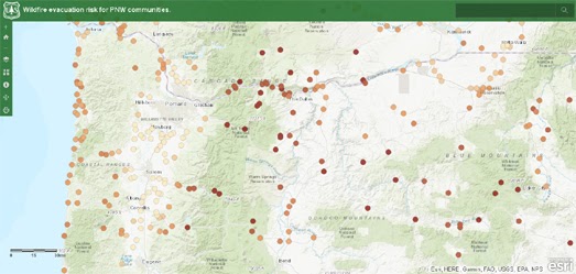 Maps Mania: Mapping Wildfire Evacuation Risk