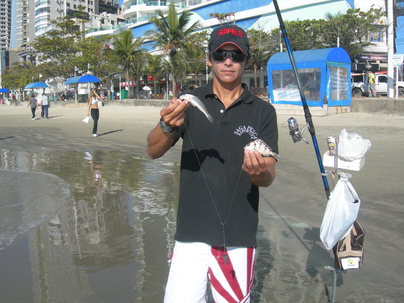 Pesca Saga Esportiva: Pesca de praia-Balneário Camboriú