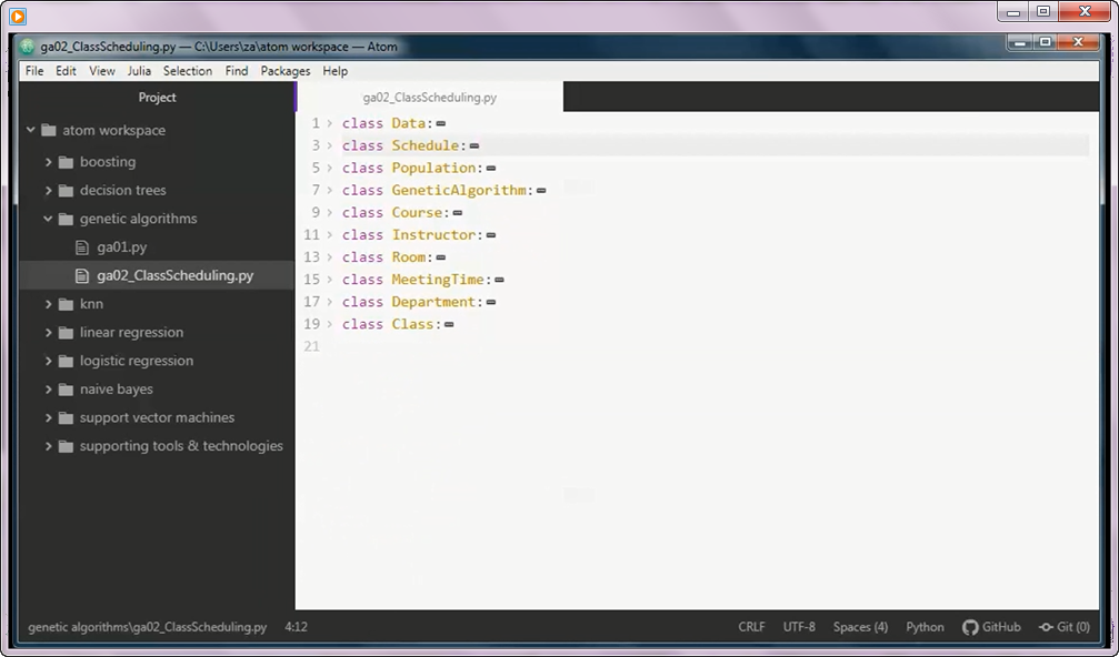 Prototype Project Class Scheduling W Genetic Algorithms And Python 1641