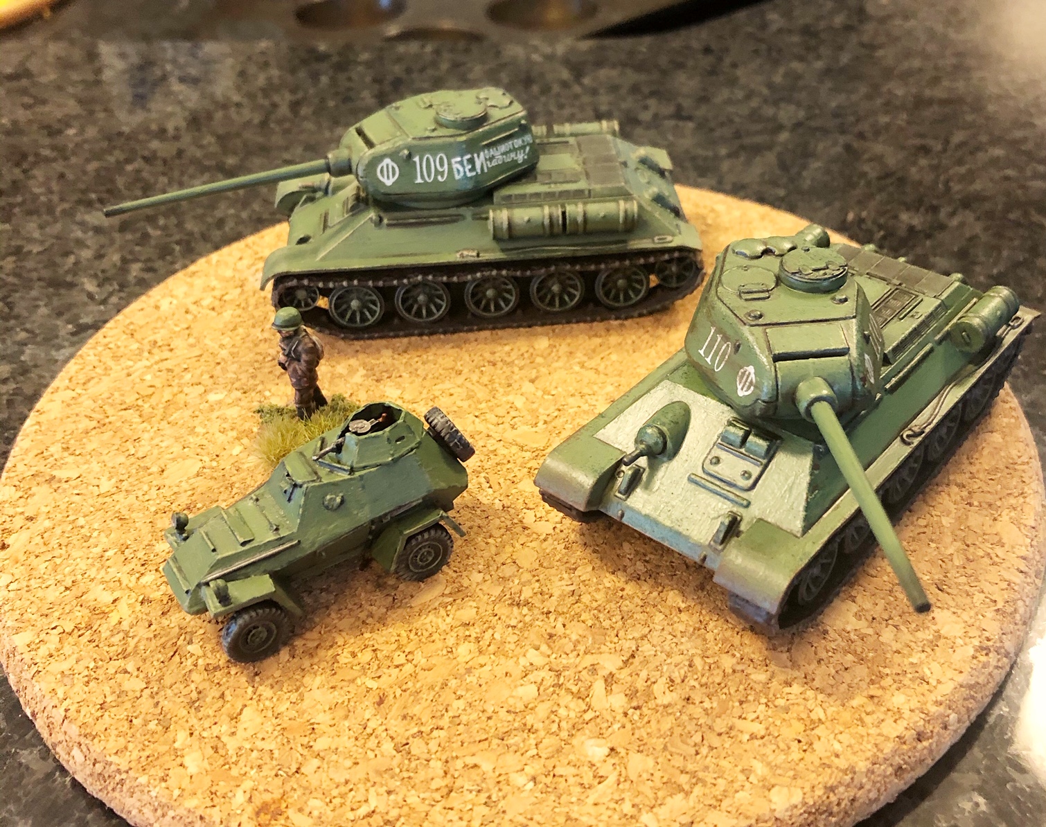 Fawcett Avenue Conscripts: More Random WW2 Painting - 20mm Soviets