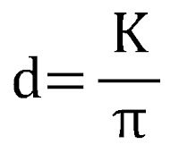 Rumus Excel Menghitung Diameter Lingkaran Jika Diketahui Kelilingnya