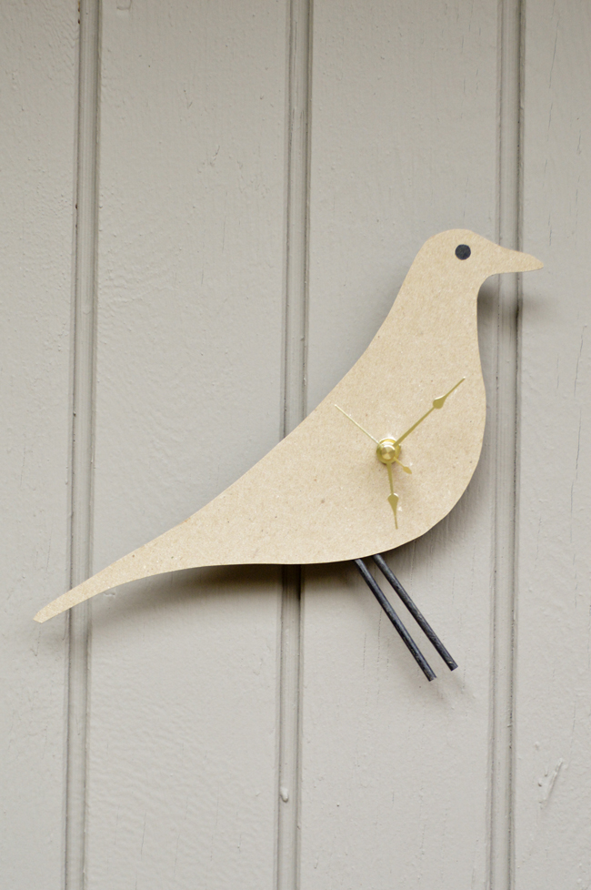 swoon studio: Eames inspired wall clock.