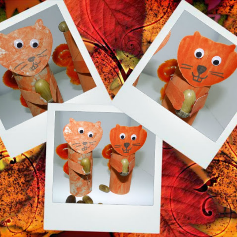 Squirrel Cardboard Tube Craft For Preschoolers Messy Little Monster Squirrel Cardboard Tube Craft For Preschoolers Messy Little Monster