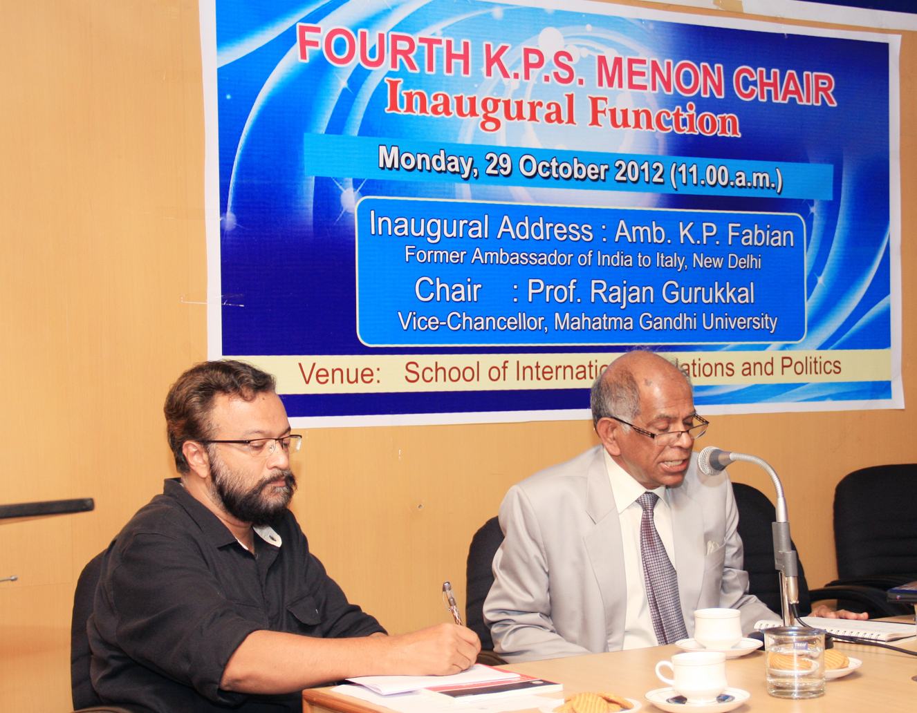 K.P.S.Menon Chair for Diplomatic Studies: Ambassador Fabian Speaks on ...