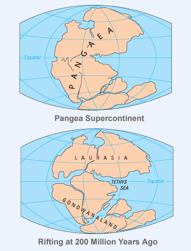 Pangea Rifting - BELAJAR GEOLOGI - Blog Tentang Ilmu Kebumian