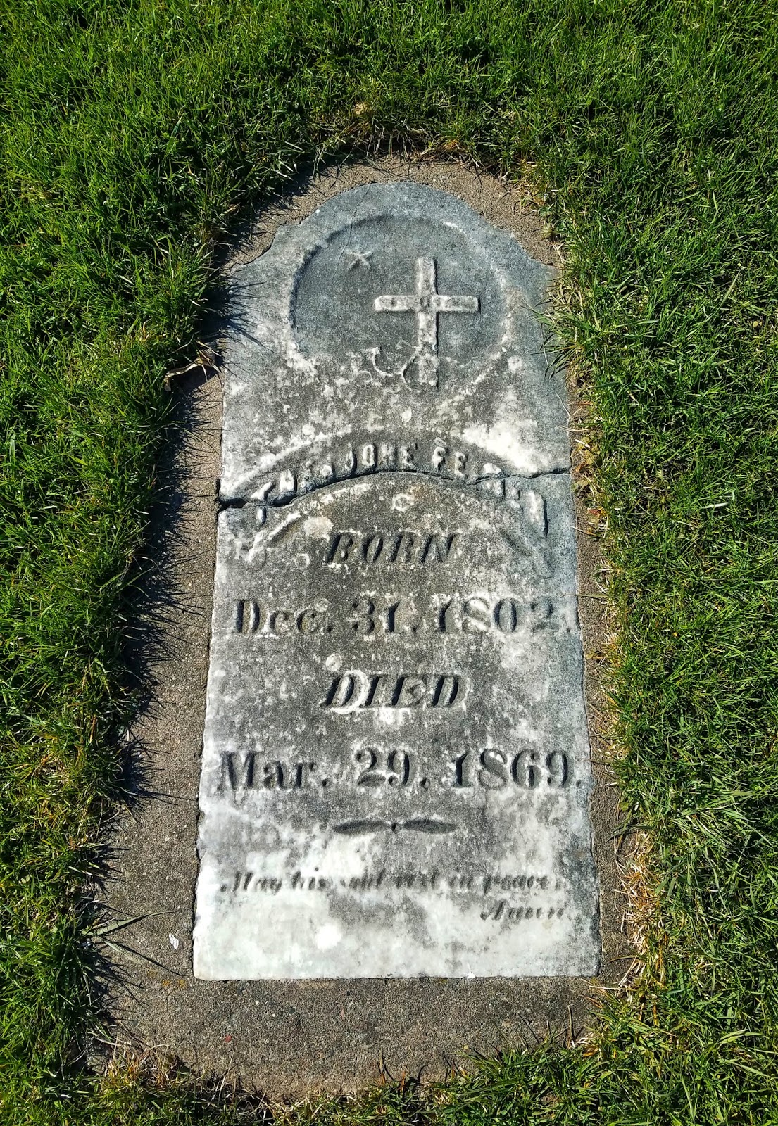 Cemetery spotlight: Theodore Feinen