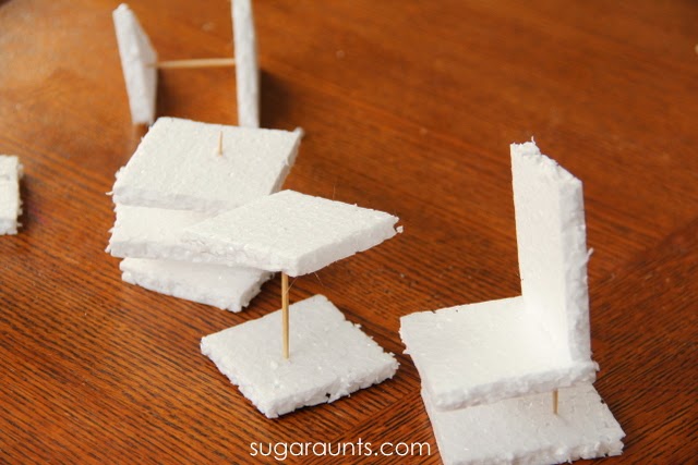 Styrofoam Building Shapes - The OT Toolbox