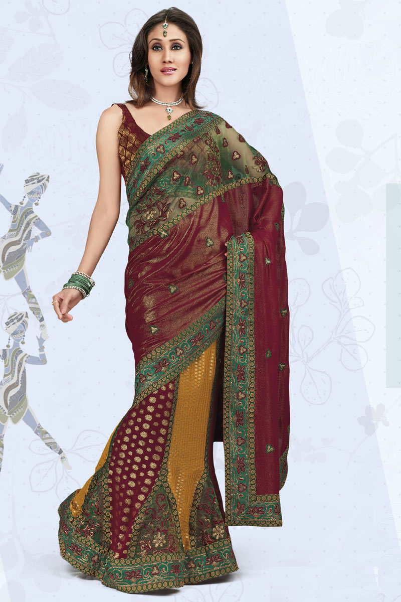 Colourful Dreamz: More Lengha sarees..