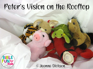 Peter's Vision Ideas by Jeanne | Bible Fun For Kids