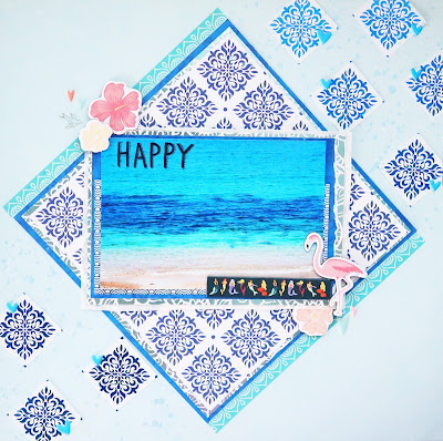 PotsieFighter: 12x12" scrapbook layout #103