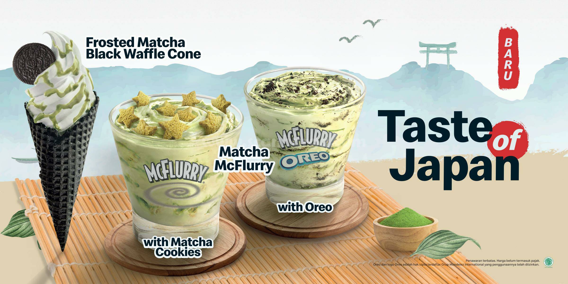 Promo McDonalds Matcha McFlurry Taste Of Japan - scanharga
