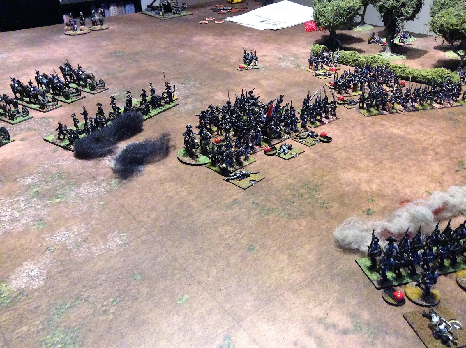 The Northumbrian Wargamer.: Column vs line, Sharp practice 2