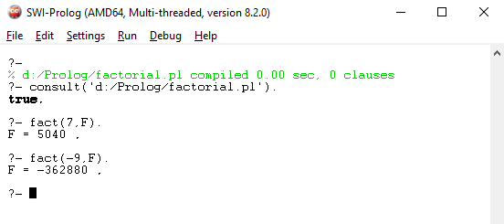 Cs Assign Write A Prolog Program To Calculate The Factorial Of A Given Number