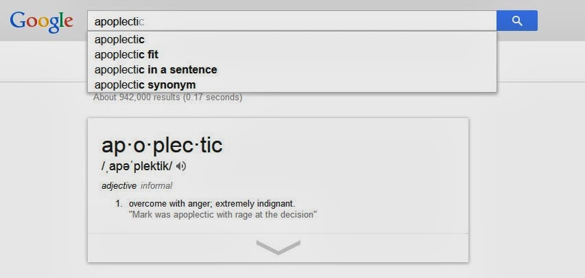 Word-Whores: Why You Should Be Glad that Being Apoplectic Isn't as Bad ...