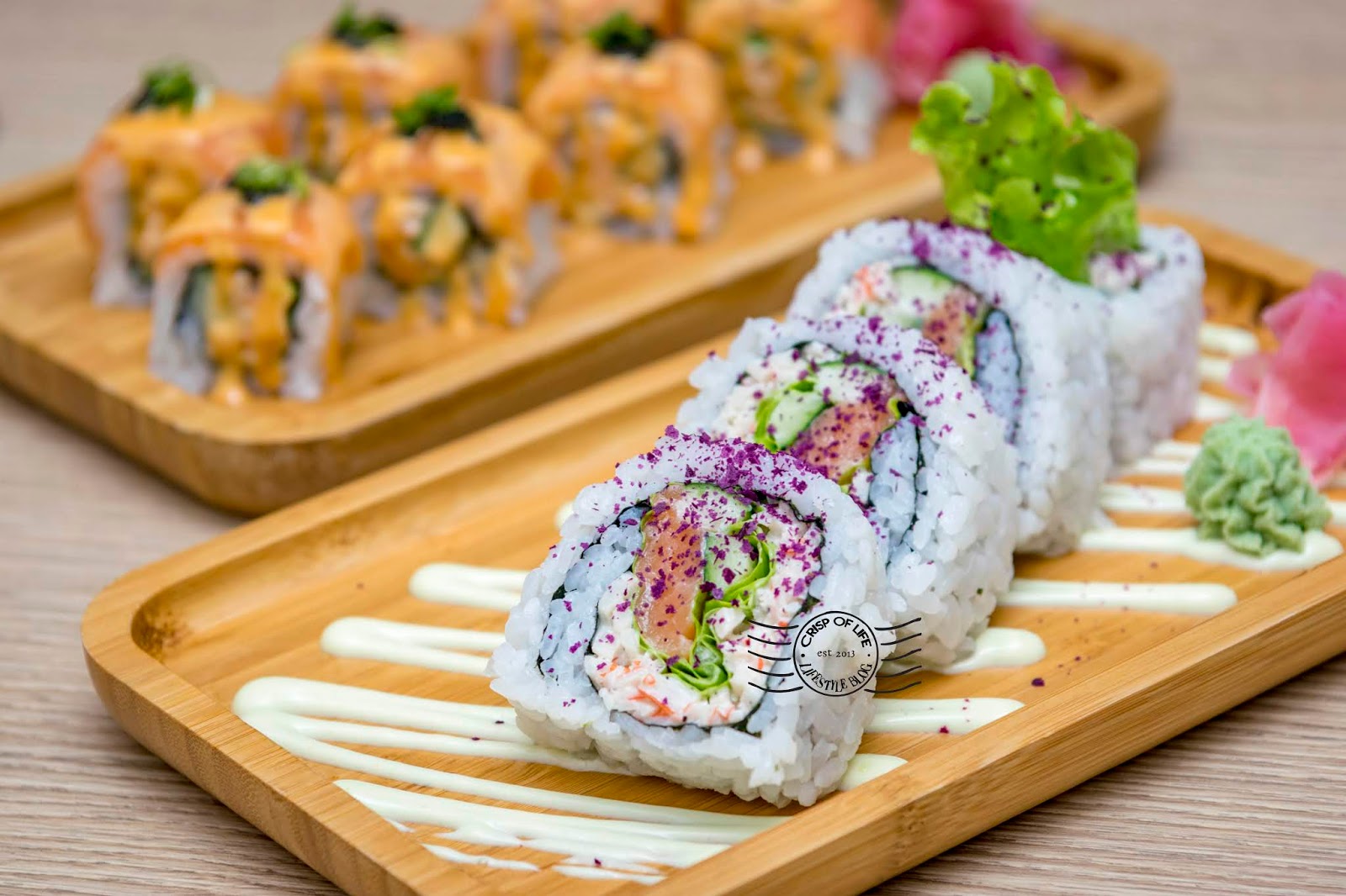 Japanese Style Healthy and Organic Food with Sushi Rolls Customization ...
