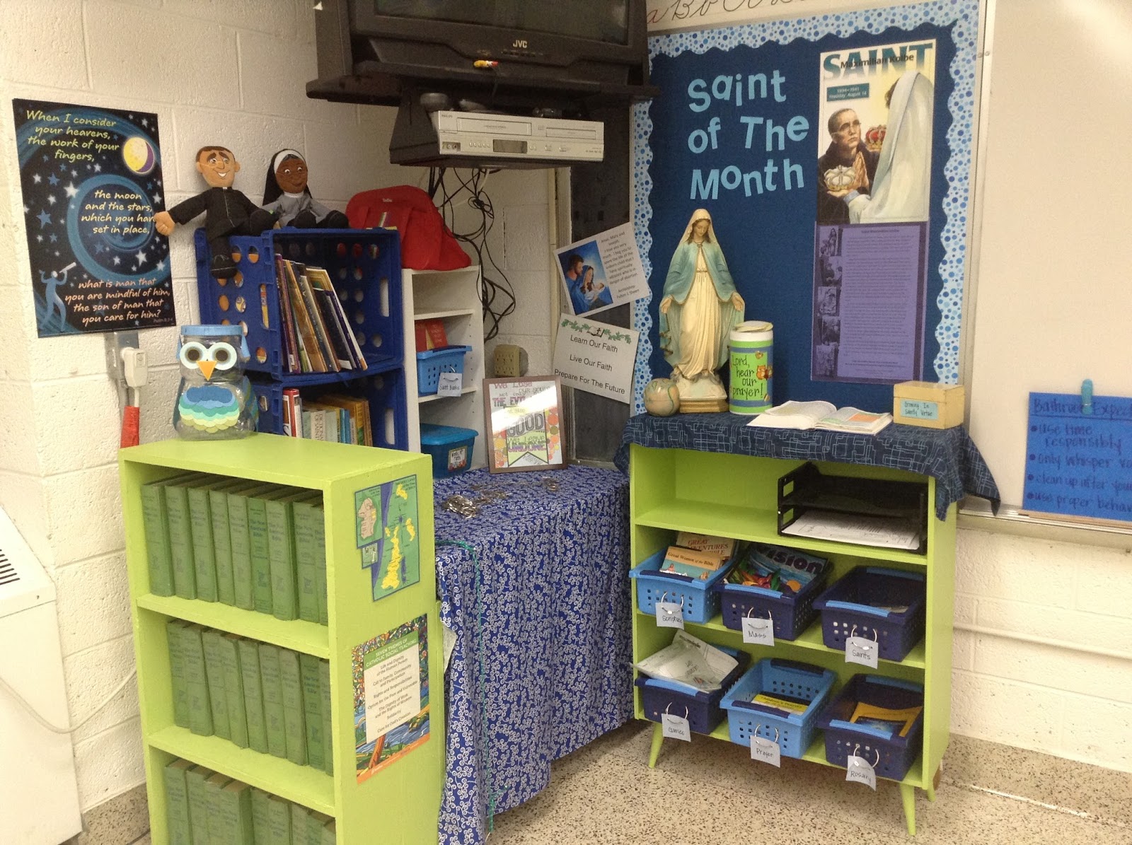 Look to Him and be Radiant: Creating a Faith Corner in Your Classroom