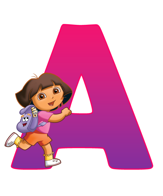 Kits imprimibles gratis : Abecedario Dora La Exploradora