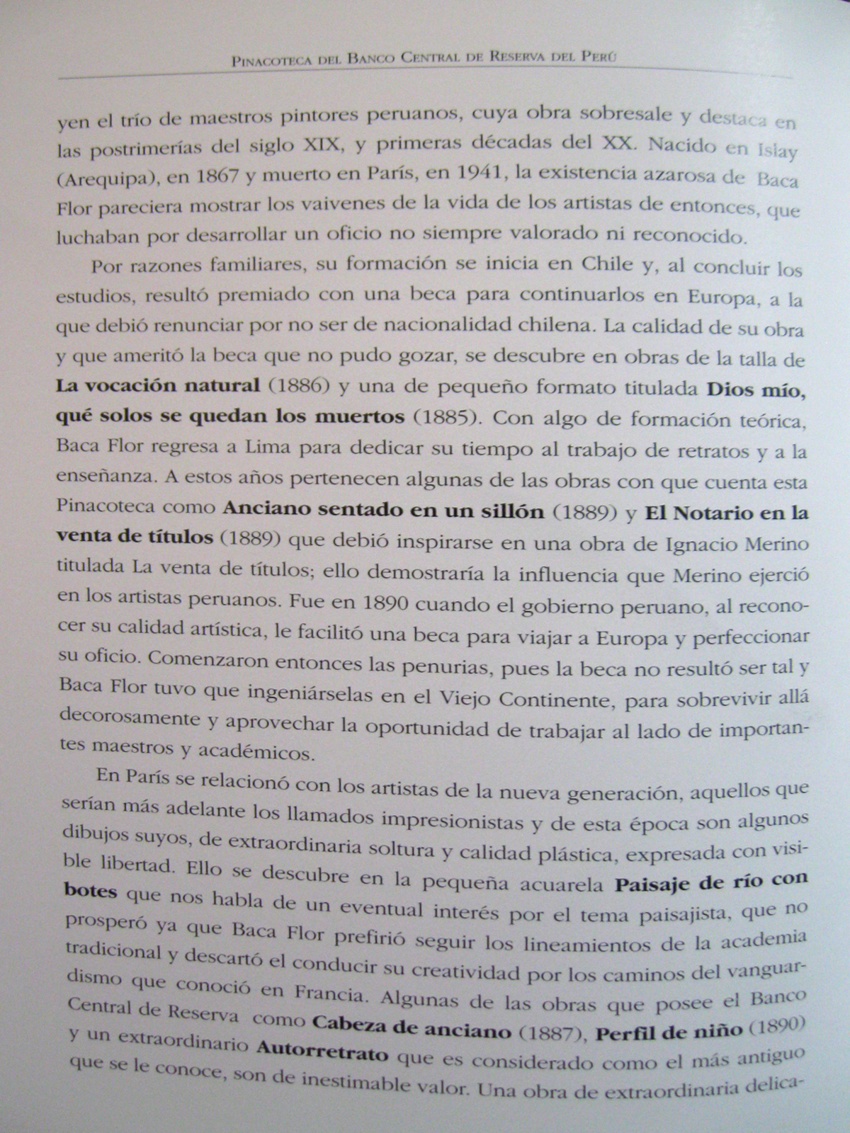 CARLOS BACA FLOR: PINTURAS DE BACA-FLOR EN EL BCR