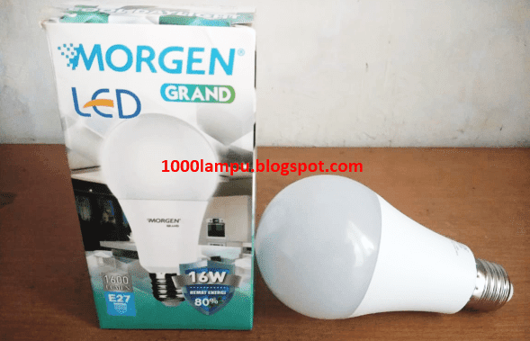 Review bohlam lampu LED Morgen Grand 16 watt Cool Daylight - 1000Lampu