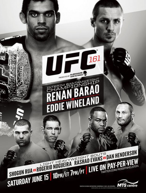 KO IMPACT: UFC - Póster oficial del esperado evento UFC 161 en Canada