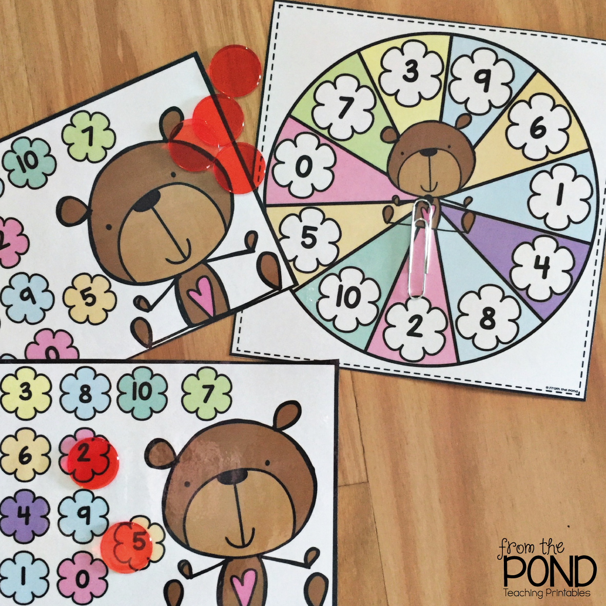 Teddy Bear Number Games | From the Pond