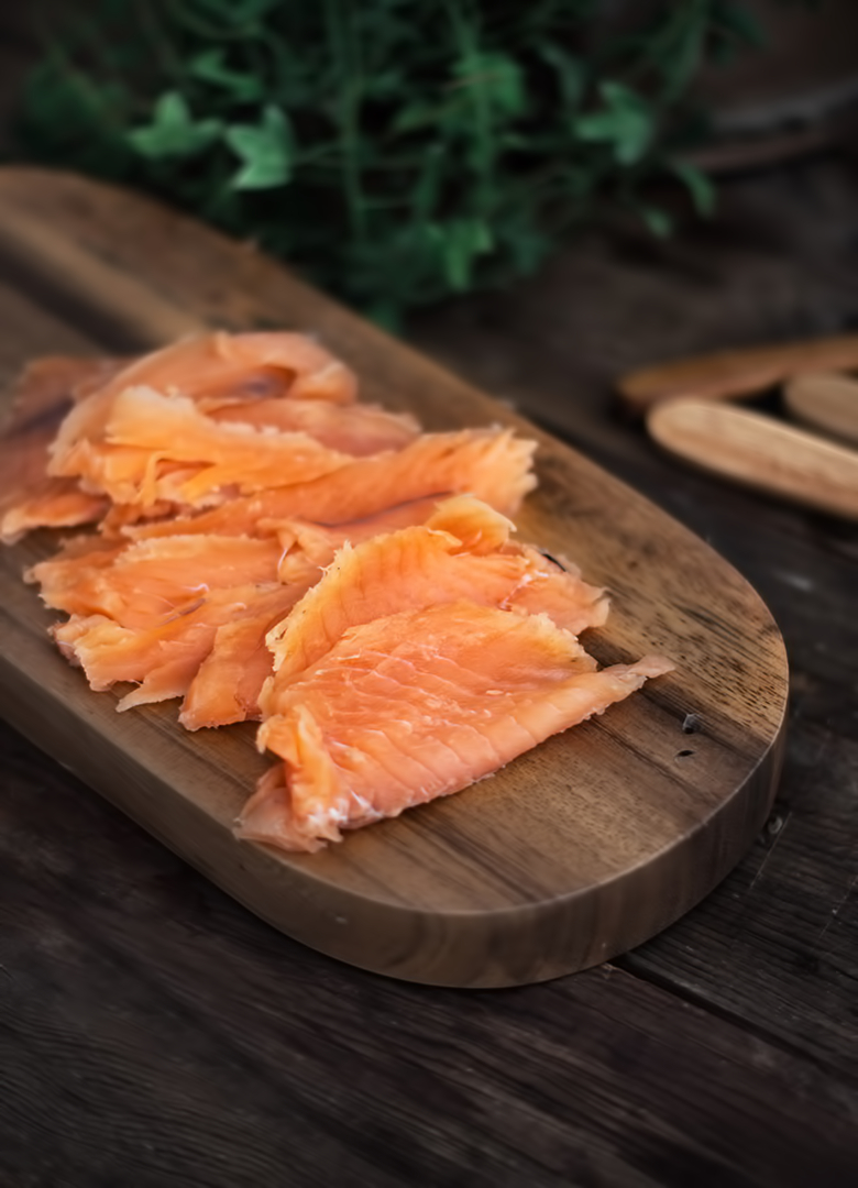 Pizza con Salmón y Verdolaga | RÚSTICA