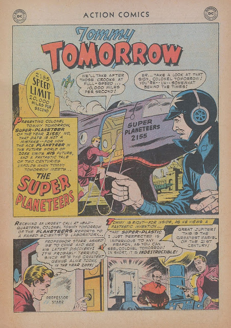 Four-Color Shadows: Tommy Tomorrow-Jim Mooney-1955