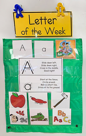 Google Slides for the Letter of the Week Focus Wall Set!