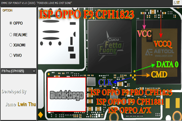 EMMC ISP Pinout Tool Support Oppo, Realme, Xiaomi, and Vivo - Budakbego ...